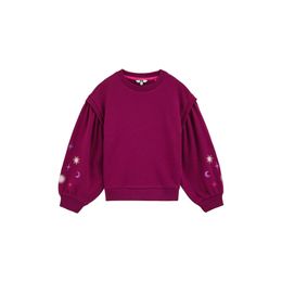 WE Fashion Sweatshirt M&auml;dchen Gr&ouml;&szlig;e 170/176 beere / helllila / pink / offwhite