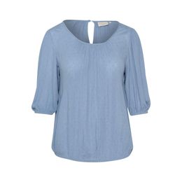 Kaffe CURVE Bluse 'Wilina' Damen Größe XXL himmelblau