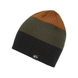 Chillouts Strickmütze »Nevio Hat«, verschiedene Tragmöglichkeiten brown-olive-black