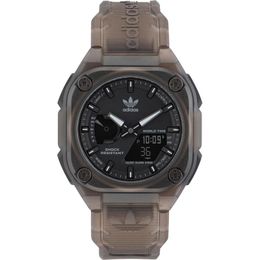 adidas originals Chronograph »CITY TECH ONE« Armbanduhr, Quarzuhr, Herrenuhr, analog, digital braun-transparent Imposanter Herrenchronograph
