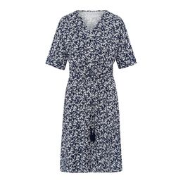 Heine Shirt Dress female size 36 marine blue / White