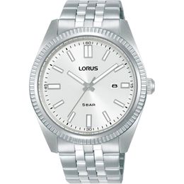 Lorus Quarzuhr Armbanduhr, Herrenuhr, Damenuhr, Datum, Edelstahlarmband silberfarben-silberfarben Ansprechende Uhr f&uuml;r Sie & Ihn