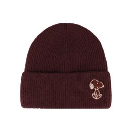 Capelli New York Beanie mit ikonischem Logo-Patch brown