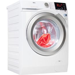 AEG Waschmaschine Serie 6000 »L6FB49VFL« 9 kg 1400 U/min Anti-Allergie-Programm: Entfernt zuverlässig Viren und Bakterien weiß Aqua Control System...