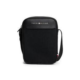 Tommy Hilfiger Mini Bag »TH FOUNDATION MINI REPORTER«, Men Umhängetasche, Schultertasche mit Logoschriftzug schwarz