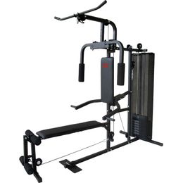 Motive Fitness by U.N.O. Kraftstation »Multi-Gym Hercules« 7 Gewichtsblöcke Butterflystange, Ruderfunktion und mehr, multifunktionale...