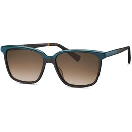 HUMPHREY&acute;S eyewear HUMPHREY ́S EYEWEAR Sonnenbrille &raquo;588193&laquo; Form Karree/Soft, farblichen Akzenten, CR 39 t&uuml;rkis/havanna