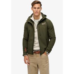 Superdry Outdoorjacke »HOODED SOFT SHELL TREKKER JKT« mit Kapuze Army Khaki XL XL Windbreaker von Superdry