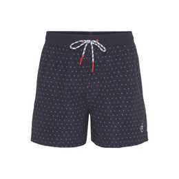 Bugatti Badeshorts Kordelzug mit Ösen Marine-Weiß S (48) - N-Gr N-Gr S (48) Badehose von Bugatti