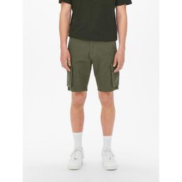 Only & Sons ONLY & SONS Cargoshorts »ONSCAM STAGE CARGO SHORTS 6689 LIFE NOOS« Deep Lichen Green S - N-Gr N-Gr S Cargoshorts von Only & Sons