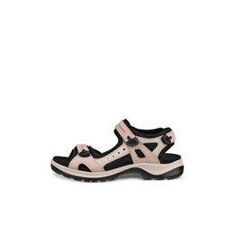 Ecco Trekkingsandale &raquo;OFFROAD&laquo;, Outdoorschuh, Sommerschuh, Freizeitsandale, in sportlicher Optik beige-rose-schwarz 35 35 Aus softem Nubukleder und...