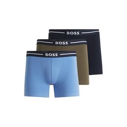 BOSS Boxer mit elastische m Bund bunt L L 3er-Set Boxer von BOSS