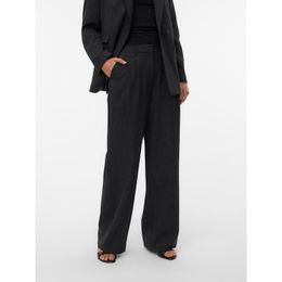 Véro Moda VERO MODA Anzughose »VMBESTIE MW WIDE DAD PANT NOOS« Dark Grey Melange 34 - Länge 30 Länge 30 34 Weite Hose von Vero Moda