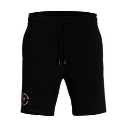 Jack & Jones JACK & JONES Sweatshorts »JPSTGORDON JJSIMON SWEAT SHORTS NAF« Black XS - N-Gr N-Gr XS Bequeme Sweatshort von Jack & Jones