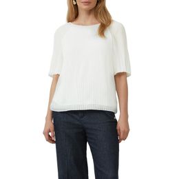 s.Oliver BLACK LABEL Kurzarmbluse mit Struktur WHITE 34 34 Bluse von s.Oliver BLACK LABEL