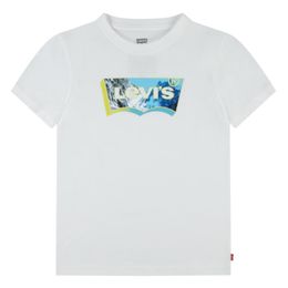 Levi's® kids LEVI'S KIDS T-Shirt mit Batwing-Logoprint mit Landschaft in 3-D-Optik bright white 5 (110) 5 (110) T-Shirt von Levi's Kids for BOYS