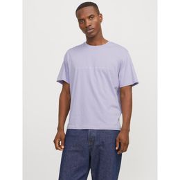 Jack & Jones JACK & JONES Rundhalsshirt »JJESTAR mit Pigmentprint und Baumwollgefühl« mit Pigmentprint Languid Lavender XL XL Herren-T-Shirt von Jack & Jones