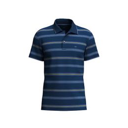 Fynch-Hatton Poloshirt, gestreift, mit Logo-Stickerei navy L L Gestreiftes Poloshirt für Herren von Fynch-Hatton