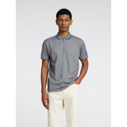 Selected Homme Poloshirt »SLHFAVE SPORT ZIP SS POLO NOOS« Medium Grey Melange XXL XXL Polo mit Knopfleiste von Selected Homme