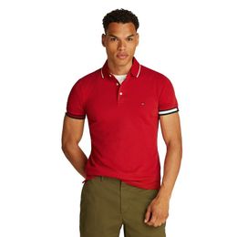 Tommy Hilfiger Poloshirt »FLAG CUFF SLIM FIT POLO« Medium Red XL XL Poloshirt von Tommy Hilfiger Menswear