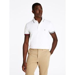 Tommy Hilfiger Poloshirt »FLAG CUFF SLIM FIT POLO« White 3XL 3XL Poloshirt von Tommy Hilfiger Menswear