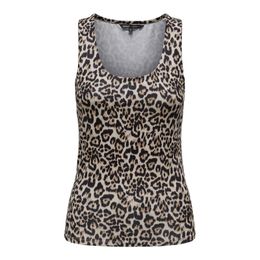 Only Tanktop »ONLLONE AOP LEO 2-WAY S/L TOP JRS« MIt tiefem Ausschnitt vorne oder hinten zu tragen Cloud Dancer AOP:LEO AOP M (38) M (38) Tank-Top...
