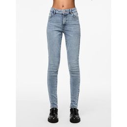 Pieces Skinny-fit-Jeans »PCDANA MW SKINNY JEANS LB302 NOOS BC« Light Blue Denim M (38) - Länge 32 Länge 32 M (38) 5-Pocket Jeans von Pieces