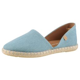 VERBENAS Espadrille &raquo;CARMEN DENIM&laquo;, Slipper, Sommerschuh, Strandschuh im Jeanslook jeansblau 38 38 Espadrille mit Gummizug innen an der Ferse,...