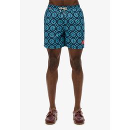 Superdry Badeshorts »TILE PRINT 17 SWIM SHORT« Talavera Tile Blue L - N-Gr N-Gr L Für den perfekten Strandtag