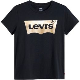 Levi's LEVI'S Rundhalsshirt »THE PERFECT TEE« mit Logo im Metallic-Holo Print black-gold M (36/38) M (36/38) Kurzarmshirt von Levi’s