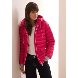 Cecil Steppjacke mit Kapuze mit Kapuze granita red XL (44) XL (44) Jacke von Cecil