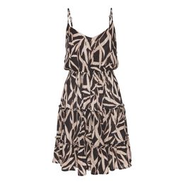s.Oliver Sommerkleid Damen Gr&ouml;&szlig;e 36 sand / schwarz