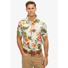 Superdry Kurzarmhemd »HAWAIIAN PRINT SHIRT« ALOHA SHADOW M - N-Gr N-Gr M Kurzarmhemd von Superdry