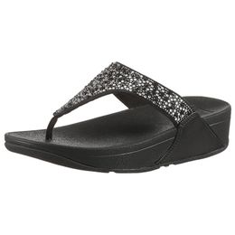 fitflop Zehentrenner »LULU CRYSTAL«, Sandale, Pantolette mit Schmucksteine schwarz 38 38 Trendiger Zehentrenner für viele Gelegenheiten