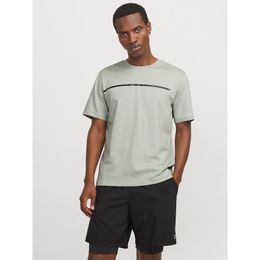 Jack & Jones JACK & JONES T-Shirt »JCOFUSION FULL BRANDING TEE SS CREW NOOS« Aqua Gray XS XS T-Shirt von Jack & Jones