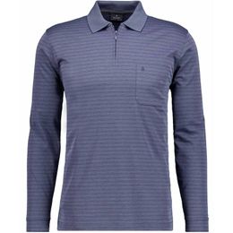 Ragman Poloshirt Azur M M Reissverschluss
