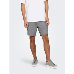 Only & Sons ONLY & SONS Shorts »ONSTEL LIFE PLIZZE SHORTS NOOS« Limestone M - N-Gr N-Gr M Moderne Shorts von Only & Sons