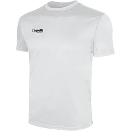 CAPELLI SPORT Trainingsshirt mit Bel&uuml;ftungsl&ouml;chern unter den &Auml;rmeln white XL XL Trainingsshirt von Capelli Sport