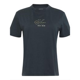 Calvin Klein Jeans T-Shirt »SS CLASSIC FOIL MONOLOGO TEE« Mit Metallic-Logo Inkwell S (38) S (38) Shirt von Calvin Klein Jeans Womanswear