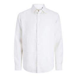 Jack & Jones JACK & JONES Leinenhemd »JPRBLALOUI LINEN L/S SHIRT« Bright White M - N-Gr N-Gr M Schlichtes Hemd von Jack & Jones