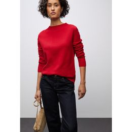 Street One Strickpullover mit feiner Rollkante racing red 44 44 Pullover von Street One