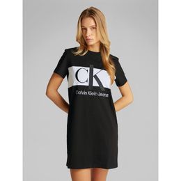 Calvin Klein Jeans Shirtkleid »BLOCKING T-SHIRT DRESS« mit großer Stickerei Ck Black XL (42) - N-Gr N-Gr XL (42) Shirtkleid von Calvin Klein Jeans...