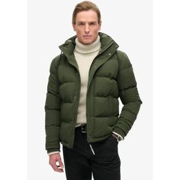 Superdry Steppjacke »Everest Hooded Puffer Jacket« mit Kapuze ARMY GREEN S S Moderne Pufferjacke von Superdry