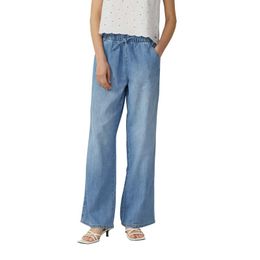 QS Weite Jeans mit elastischem Bund und Kordelzug mid blue 36 - Länge 32 Länge 32 36 Summer Denim für Damen QS by s.OLIVER