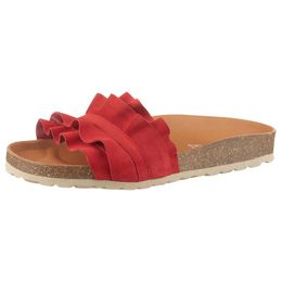 VERBENAS Pantolette &raquo;Rocio Roda&laquo;, Sommerschuh, Schlappen f&uuml;r Strand- und Badeausfl&uuml;ge geeignet rot 42 42 F&uuml;r den Sommer bestens geeignet