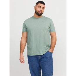 Jack & Jones PlusSize JACK & JONES PLUSSIZE T-Shirt »JJEPAULOS TEE SS CREW NECK NOOS PLS«, mit Logo Stickerei Iceberg Green Detail:Melange 6XL 6XL T-Shirt von Jack &...