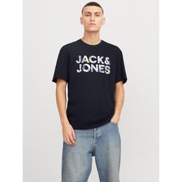 Jack & Jones JACK & JONES Rundhalsshirt &raquo;JJEBRYAN CORP LOGO TEE SS O-NECK NOOS&laquo; mit Logo Druck Sky Captain S S T-Shirt von Jack & Jones