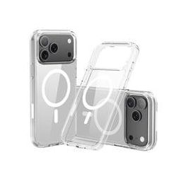 nevox StyleShell SHOCKFlex, Handyh&uuml;lle transparent, iPhone 17 Pro, kompatibel mit MagSafe