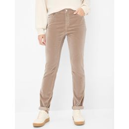 Brax Damen Five-Pocket-Hose Style CAROLA LIGHT WALNUT, hellbraun, Gr. 38