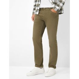 Brax Herren Five-Pocket-Hose Style COOPER OLIVE Denim Grün Oliv, denim grün - oliv, Gr. 30/32